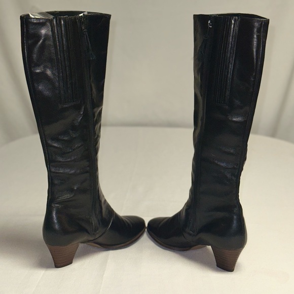Cobbies | Shoes | Cobbies Vintage 97s Size 75w Tall Black Leather Boots ...